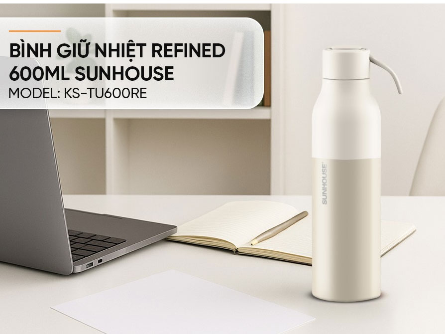 Bình giữ nhiệt Refined Sunhouse KS-TU600RE 600ml - META.vn