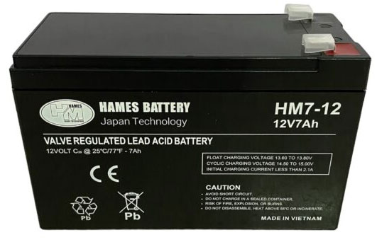 Ắc quy 12V 7Ah Hames HM7-12 - META.vn