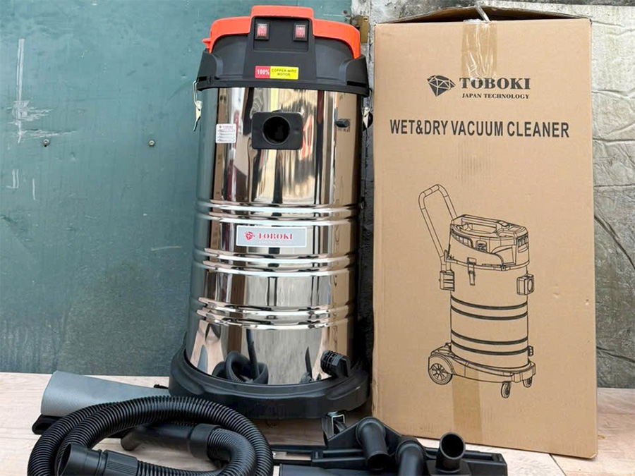 Máy hút bụi Toboki TK-80L (80 lít, 2 mô tơ) - META.vn