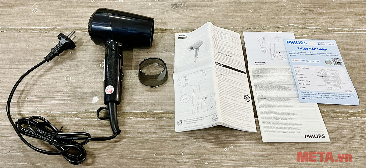 Máy sấy tóc Philips BHC010/10 - META.vn