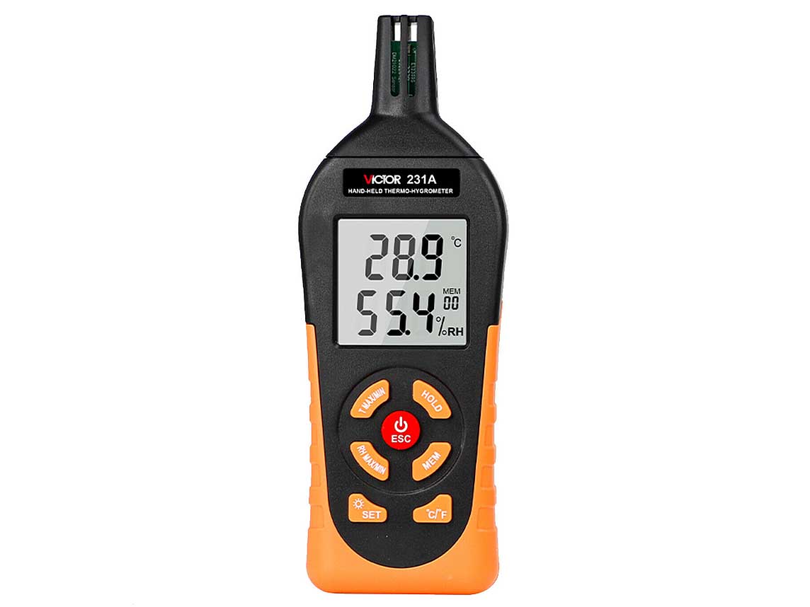 Nhiệt ẩm kế Victor 231A (Bluetooth model) - META.vn