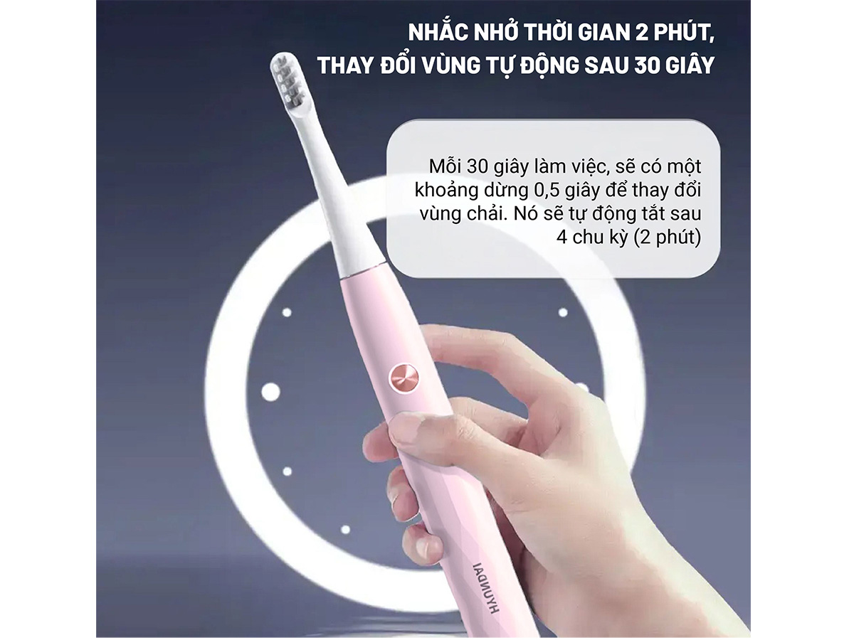 Bàn chải điện Hyundai OC-012-PK - META.vn