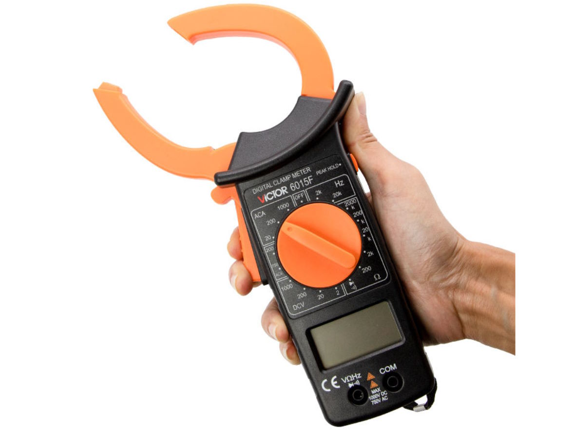 Ampe kìm kĩ thuật số Victor 6015F (1000VDC, 750VAC, 1000ACA) - META.vn