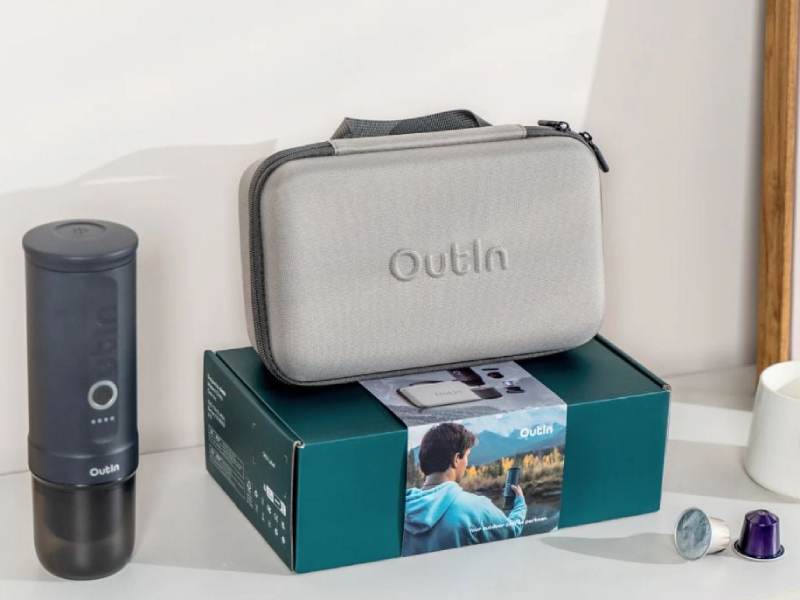 Set máy pha cà phê Outin Nano kèm túi đựng - META.vn