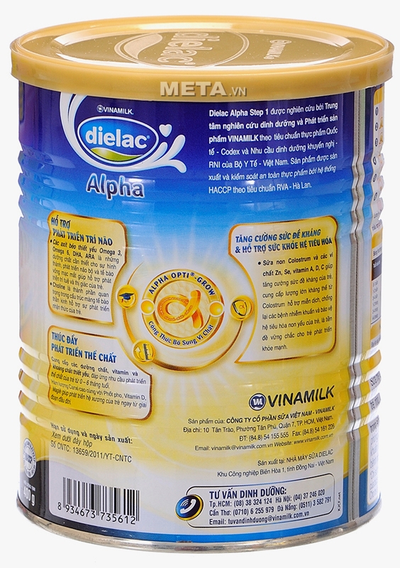 Sữa bột Dielac Alpha Step 1 (400g) - Giới thiệu