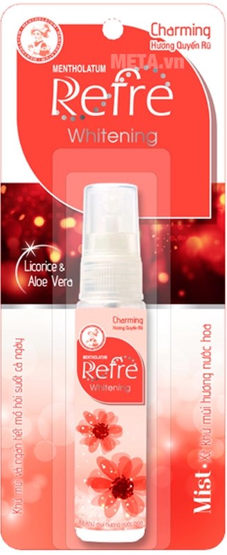 Xịt khử mùi Refre hương Charming 30ml - META.vn