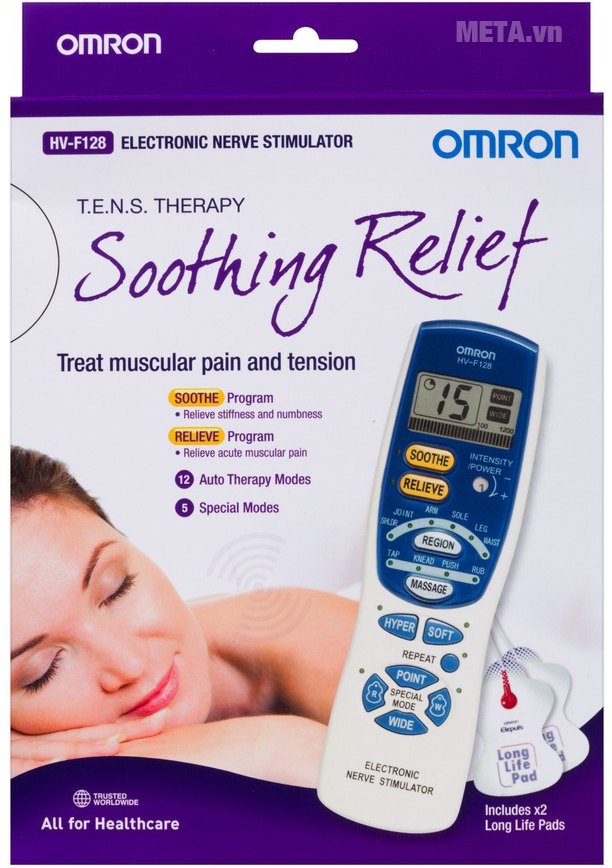 Máy massage xung điện Omron HV-F128 - META.vn